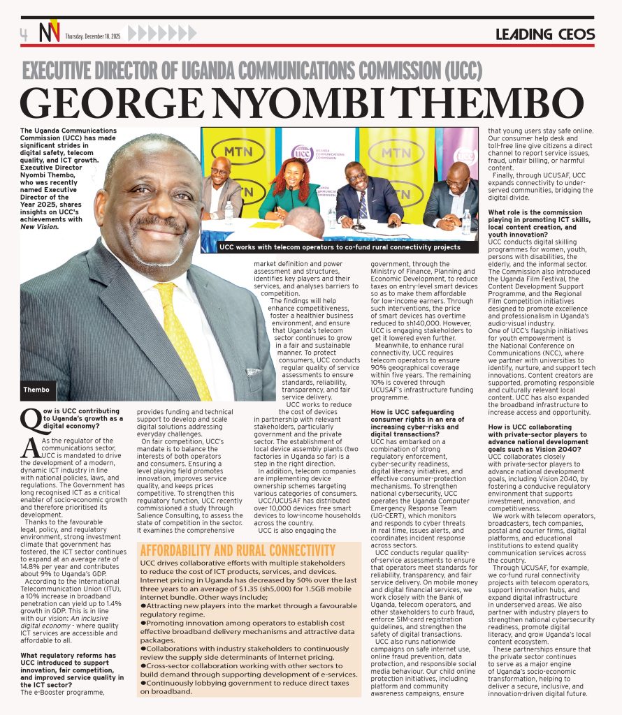 UCC Pushes Affordable Internet and Rural Connectivity to Power Uganda’s ...